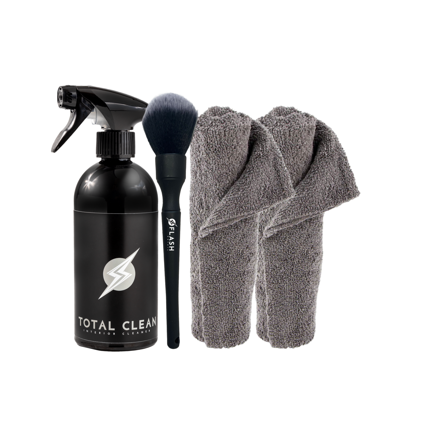TOTAL CLEAN PACK - KIT DETAILING AUTO INTERIOR – FLASH DETAIL